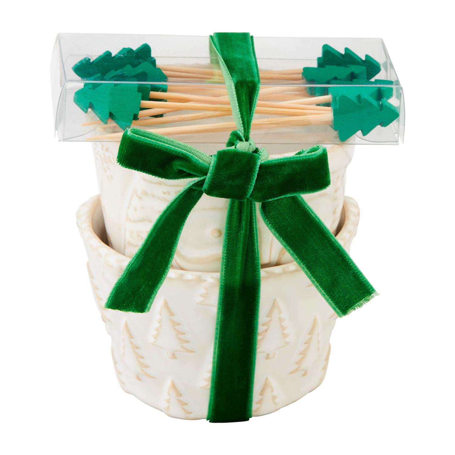 Mudpie White Santa Tidbit Bowl Set – The Little Exchange